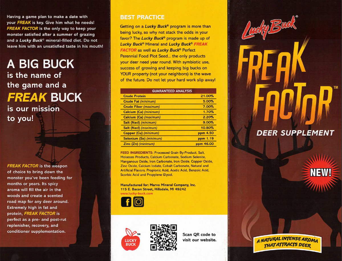 Freak Factor 10lb Box - Mar-Vo Mineral Co.